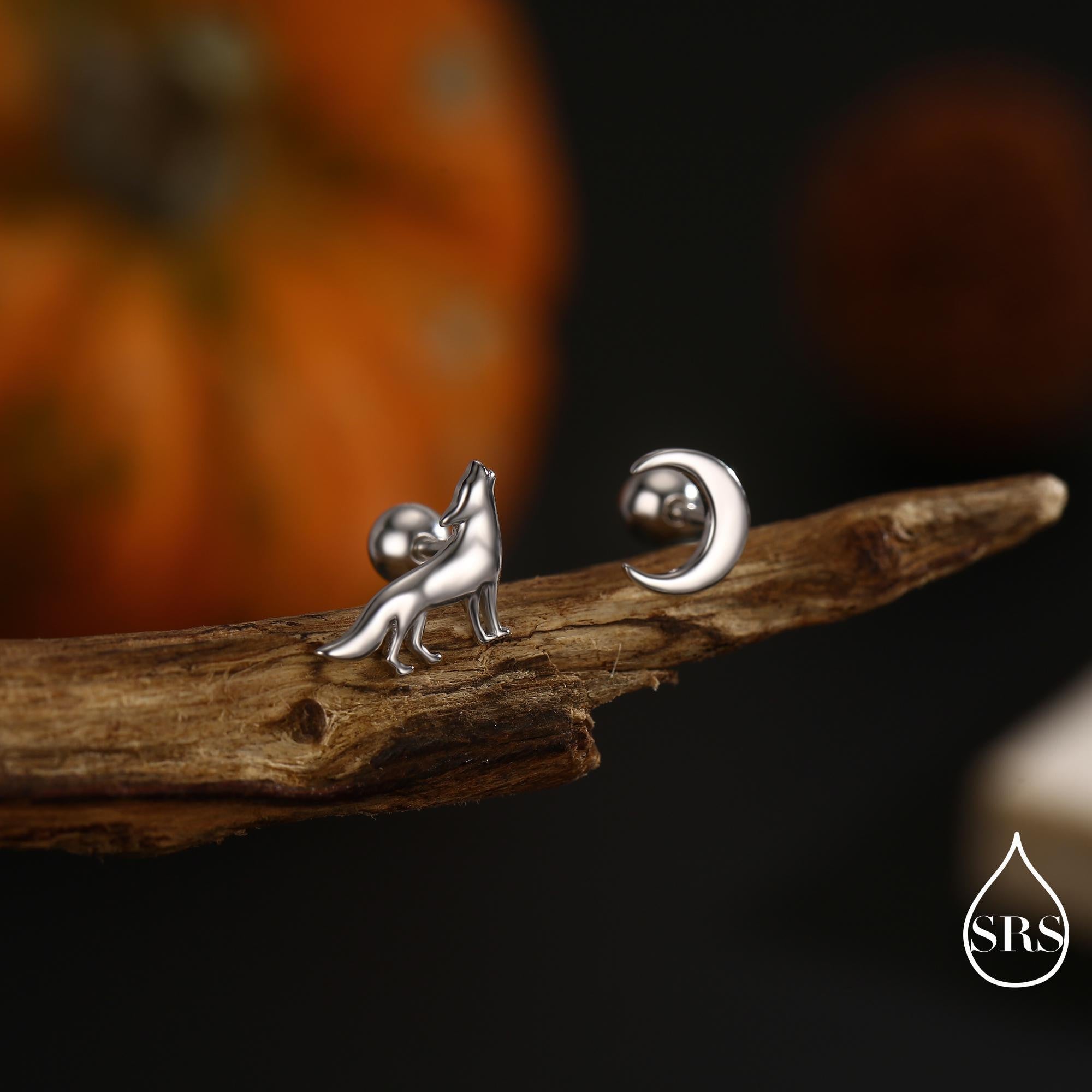 Internally Threaded Flat-Back Sterling Silver Earrings – Silver Rain Silver